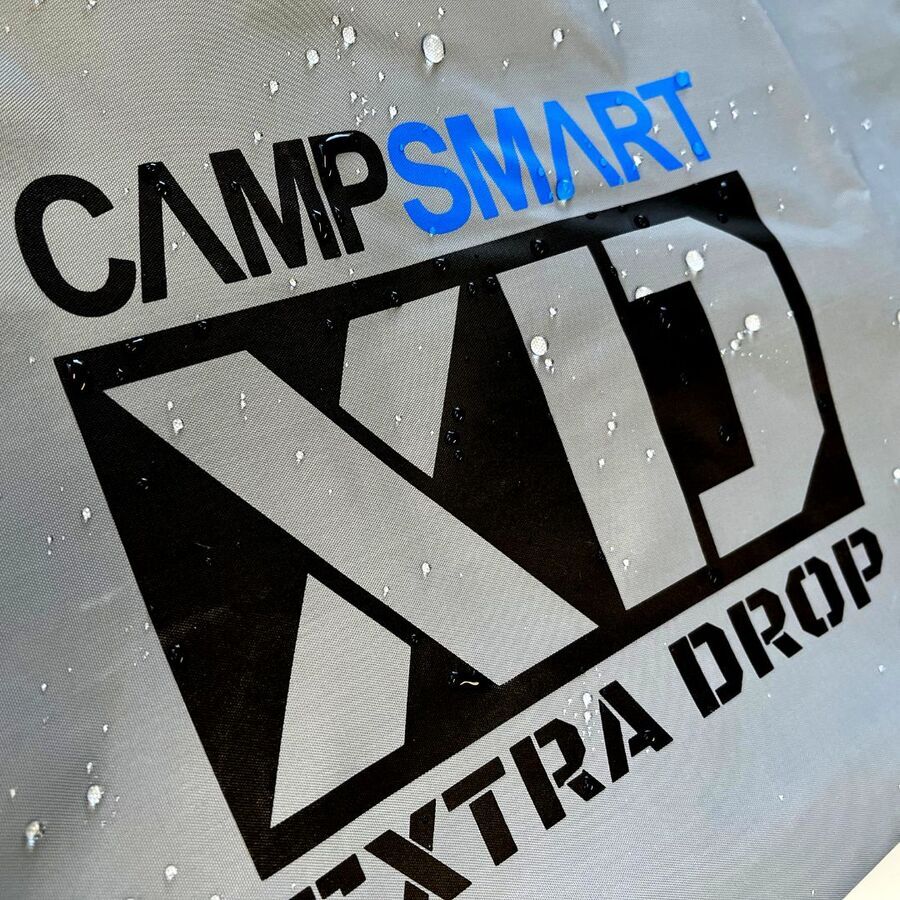 Camper Trailer Bed End Flys With Waterproof Roll Up Side Panels